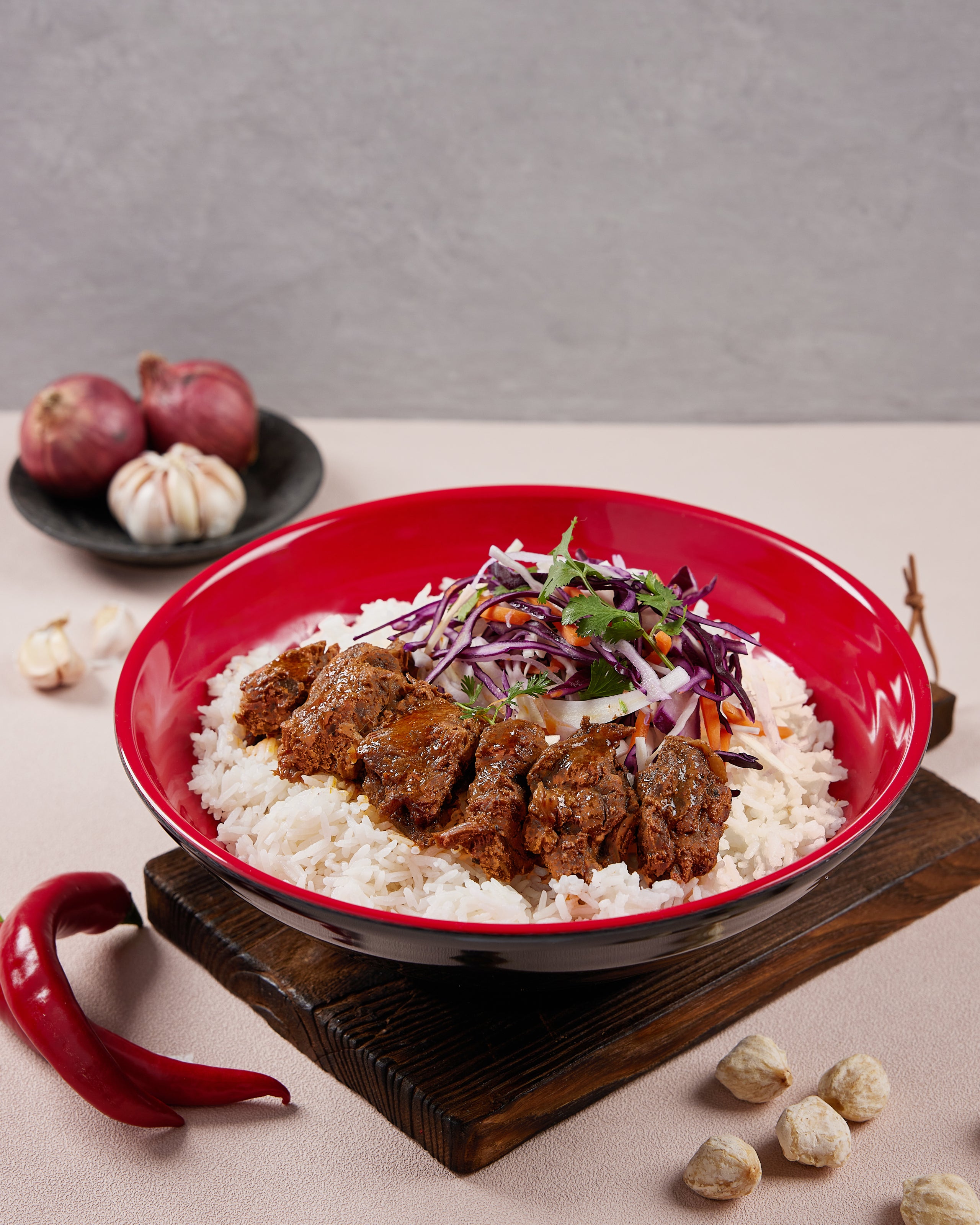 BEEF RENDANG WITH RICE - NASI RENDANG SAPI | NaiNai Noodles ...